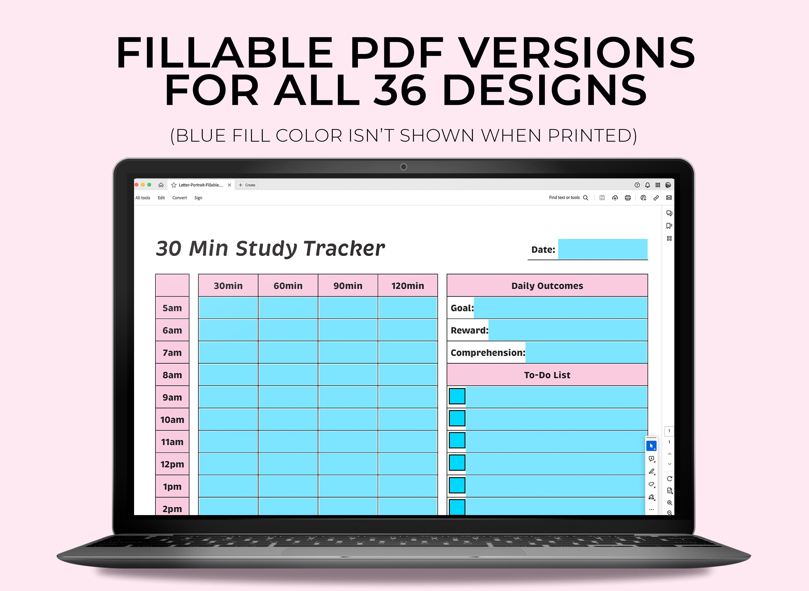 Printable & Fillable Student Planner Bundle, Digital Notepad Bundle ...