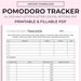 Editable Pomodoro Planner, Pomodoro Timer, Productivity Planner ...