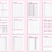 Printable & Fillable Student Planner Bundle, Digital Notepad Bundle ...