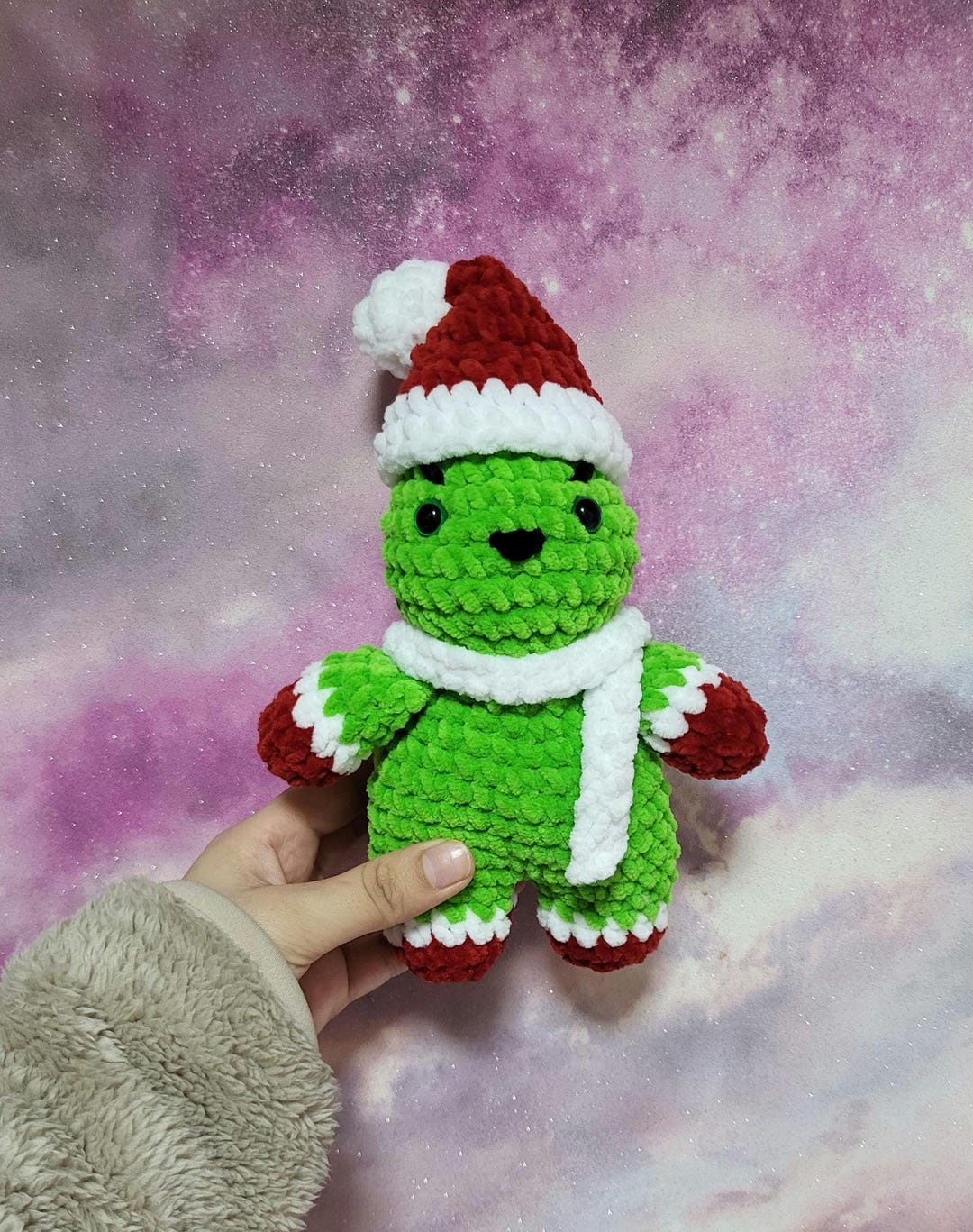 Mini Grinch Teddy - Etsy