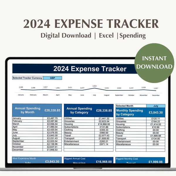 Expense Tracker - Etsy