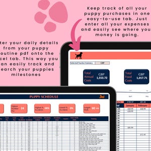 Ultimate Puppy Bundle Printable PDF Excel Routine Daily Schedule Canine ...