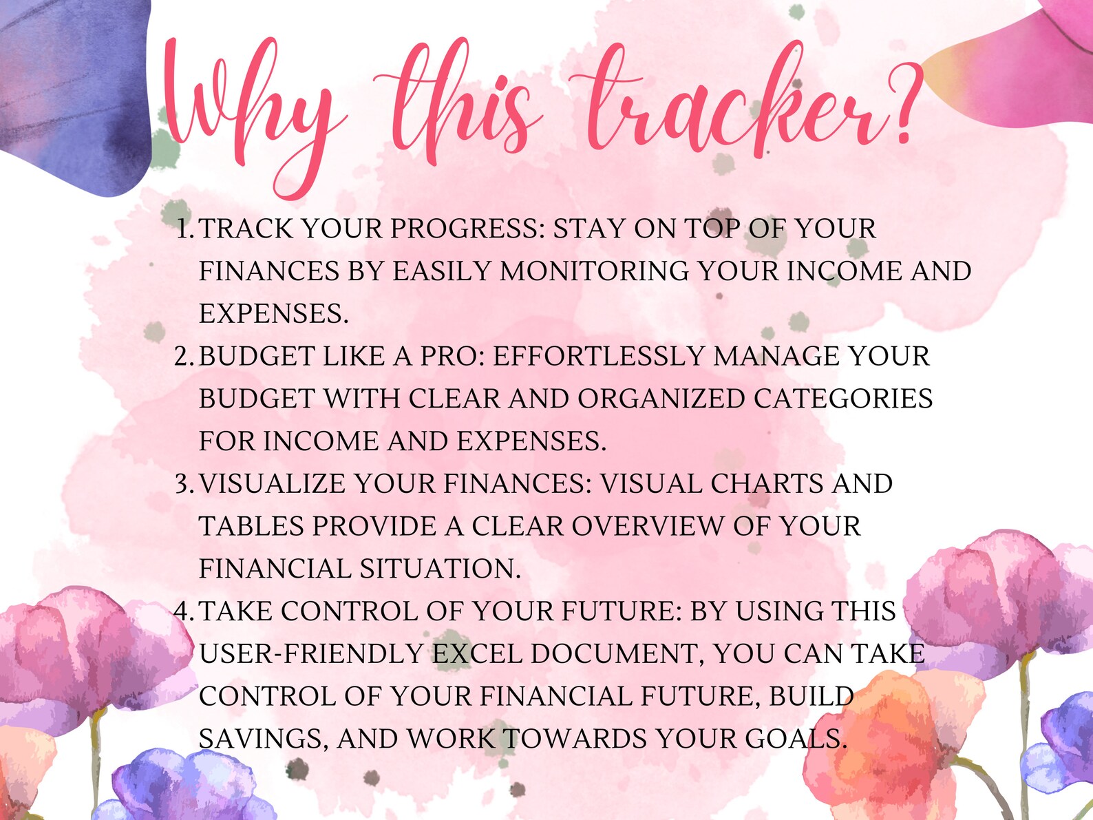 Excel Annual Budget Planner DIY Tracker Home Financial Management Tool ...