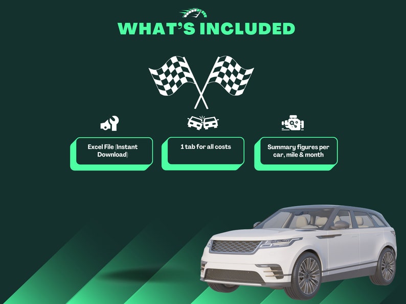 Car Expense Tracker Auto Cost Log Vehicle Finance Budget Tracker ...