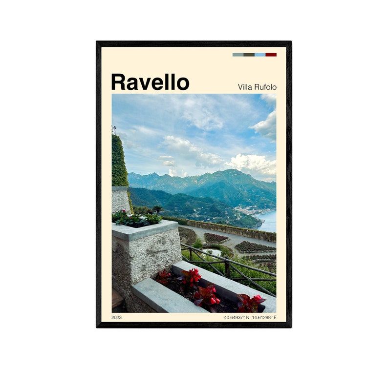 Amalfi Coast Poster | Amalfi Coast Print | Italy Poster | Italy Print ...