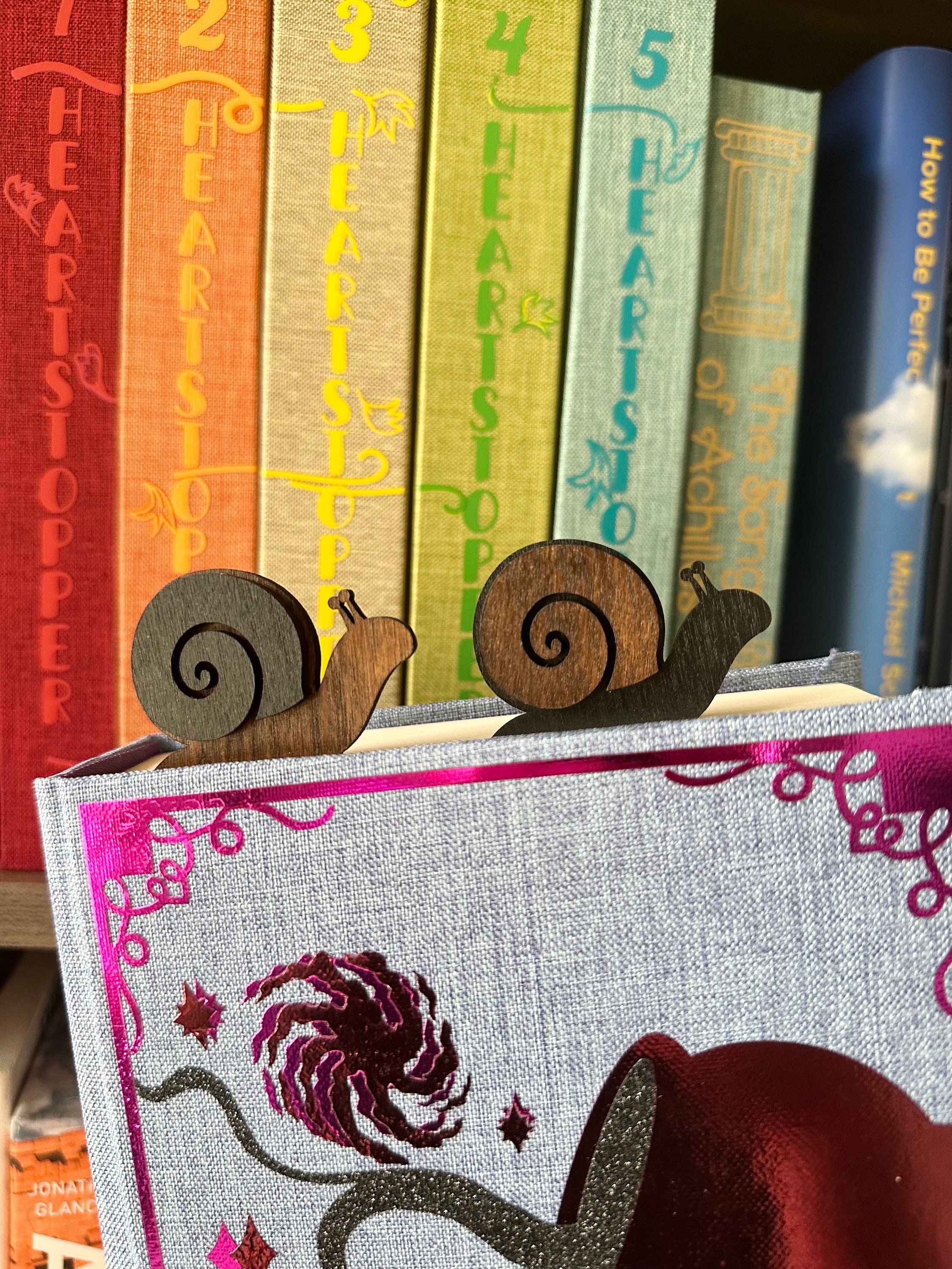 Wooden Bookmark | Turtle Bookmark | Snail Bookmark | 1/8in Birch Wood ...