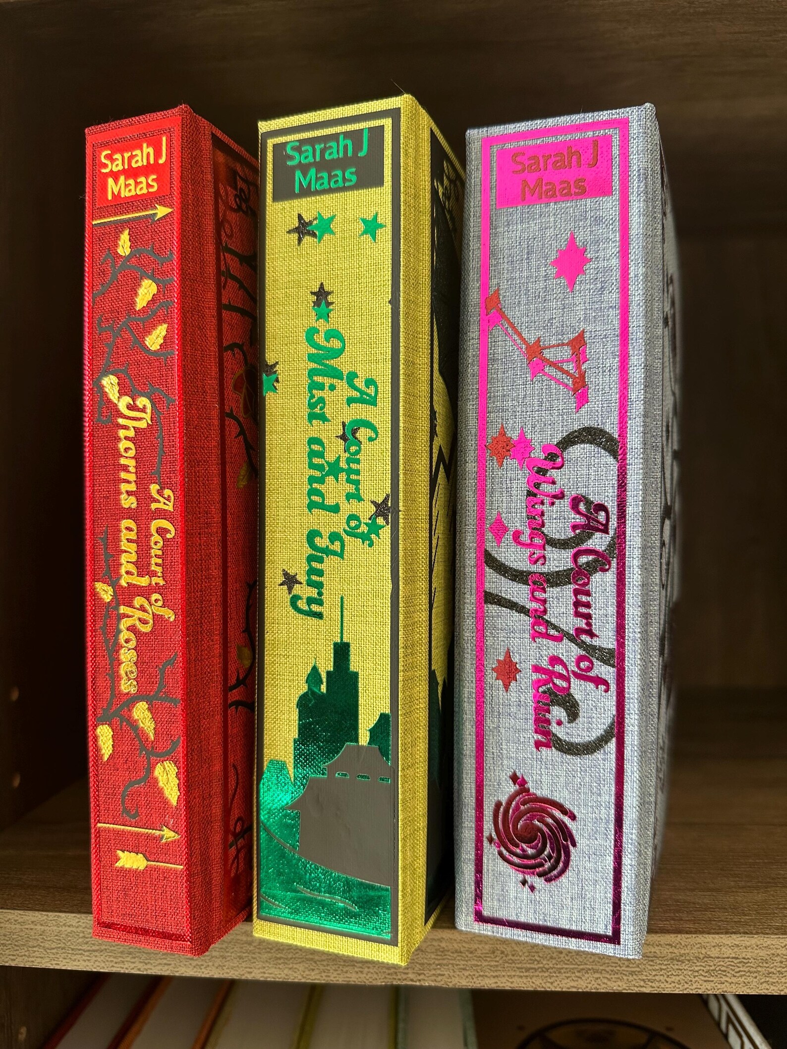 ACOTAR Series Rebind (books 1-3). Hand-made Rebound Editions of Acotar ...