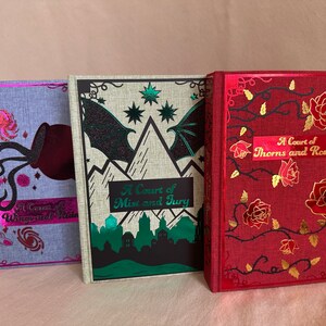 ACOTAR Series Rebind (books 1-3). Hand-made Rebound Editions of Acotar ...