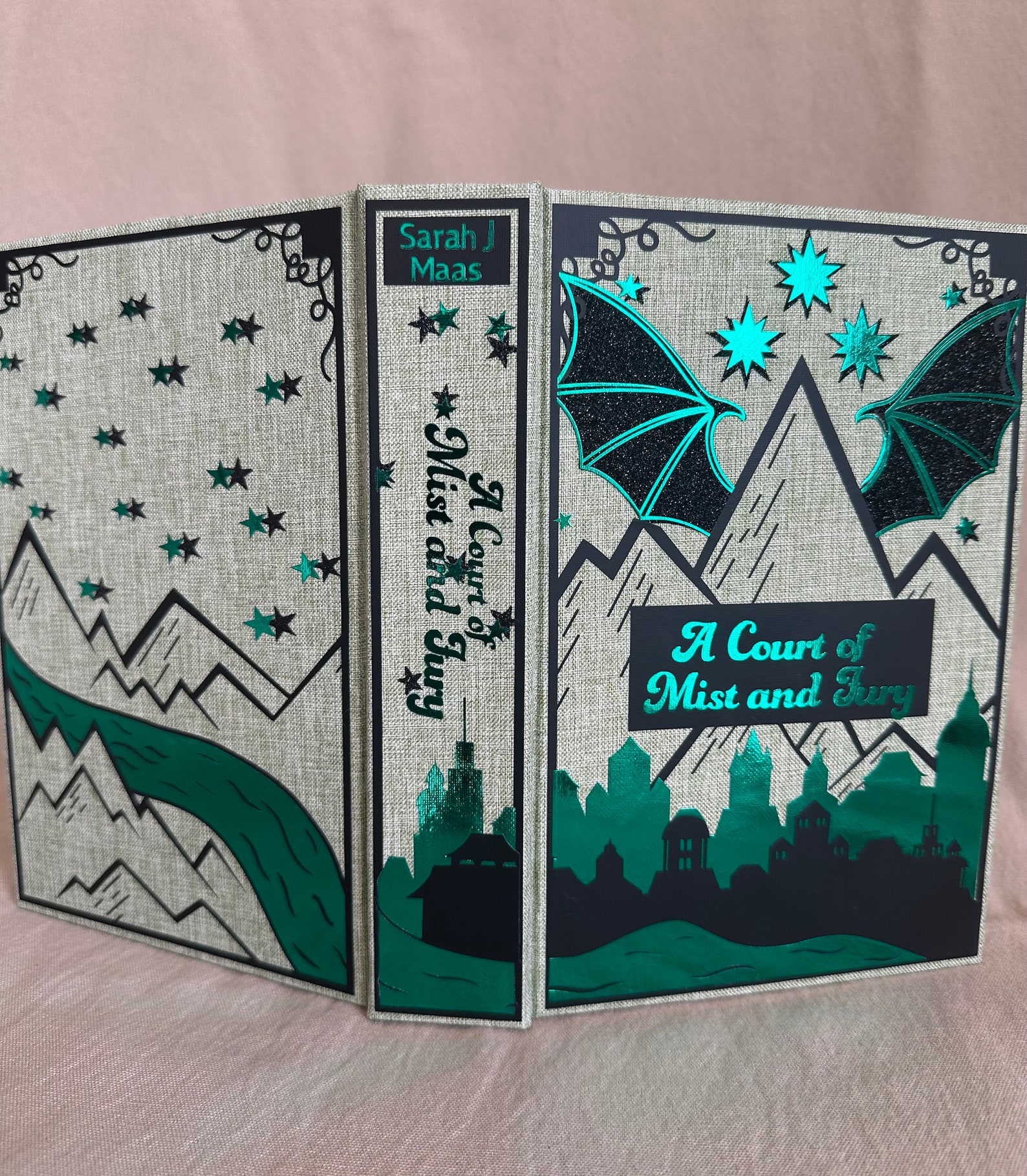 ACOTAR Series Rebind books 1-3. Hand-made Rebound Editions of Acotar ...