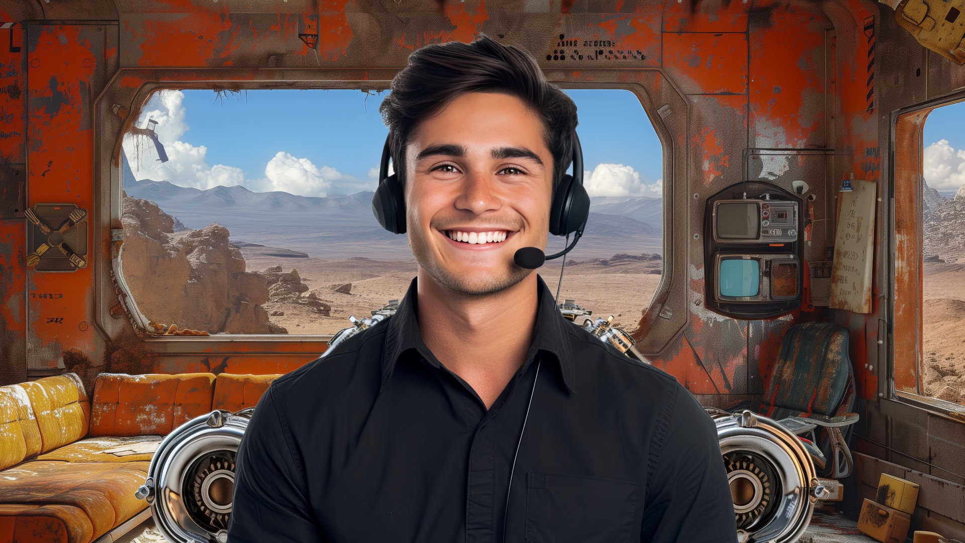 Desert Apocalyptic Zoom Background Zoom Meeting Microsoft Teams Funny ...