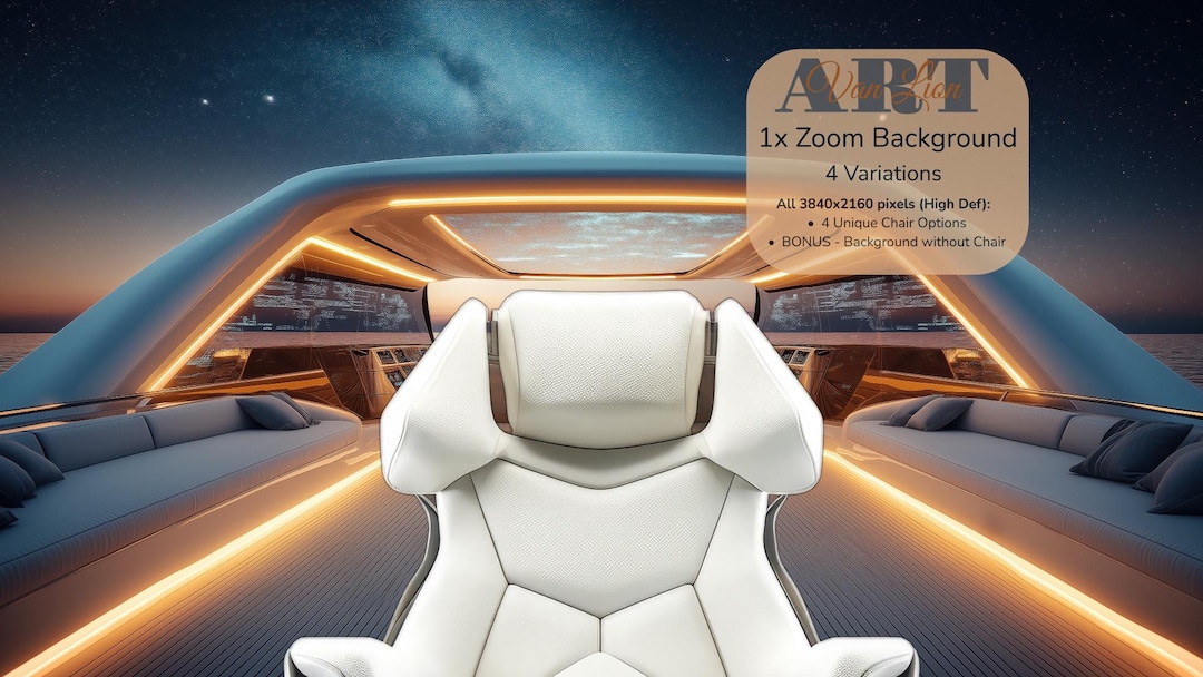 Luxury Yacht Zoom Background Executive Sailboat Zoom Background Ocean ...