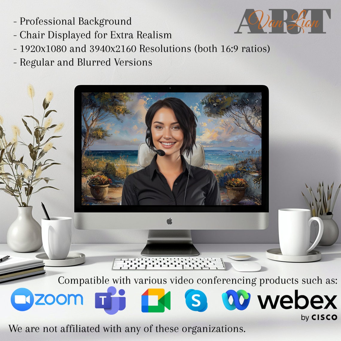 Beach Zoom Background Zoom Meeting Microsoft Teams Summer Background ...