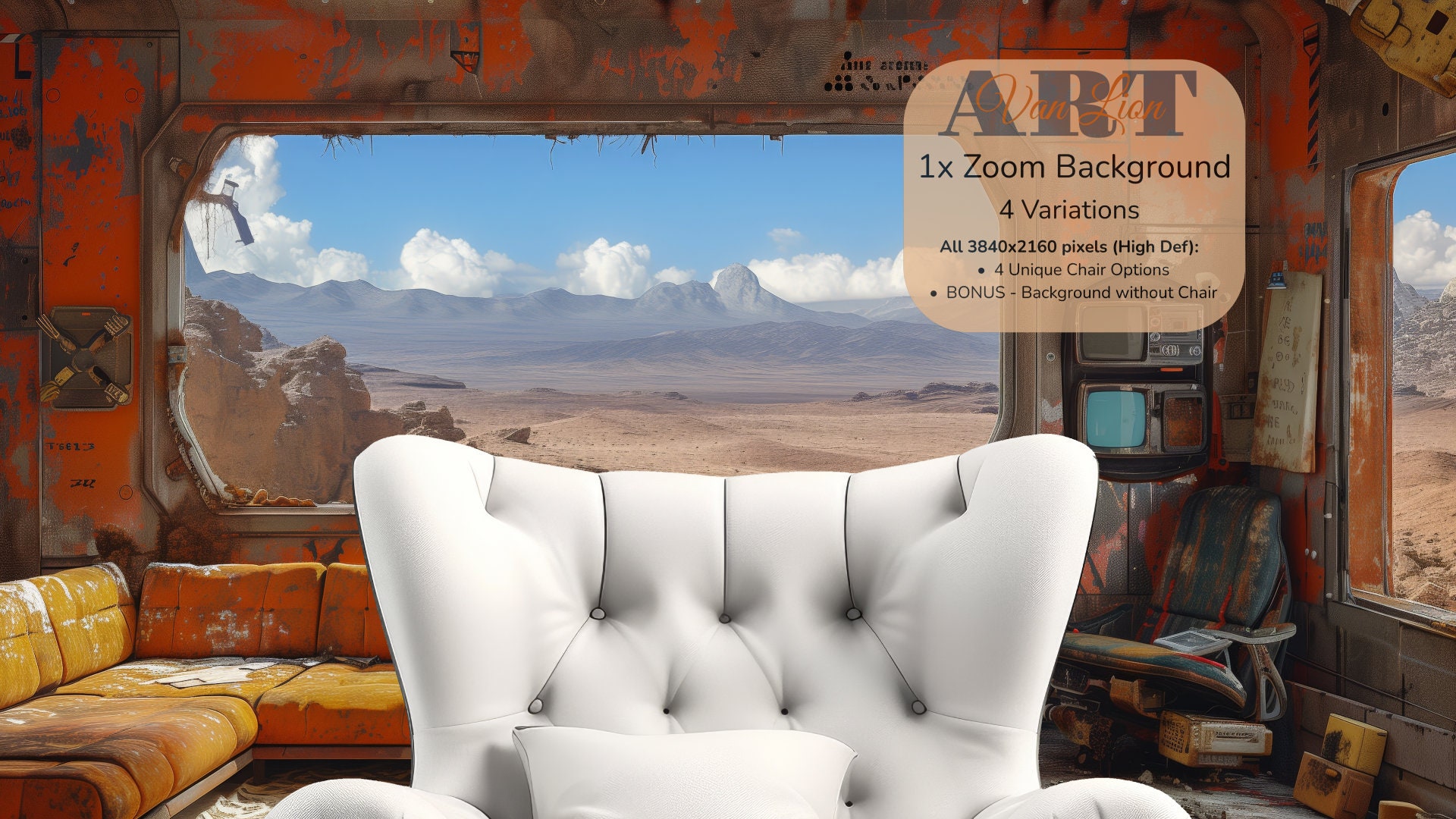 Desert Apocalyptic Zoom Background Zoom Meeting Microsoft Teams Funny ...