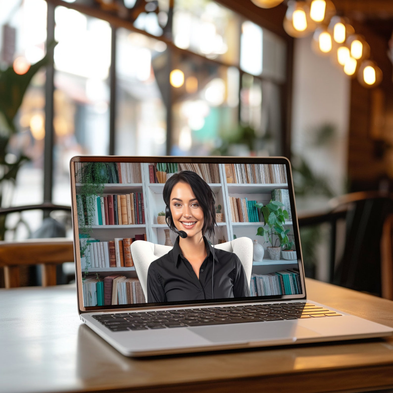 White Bookshelf Zoom Background Zoom Meeting Microsoft Teams Virtual ...