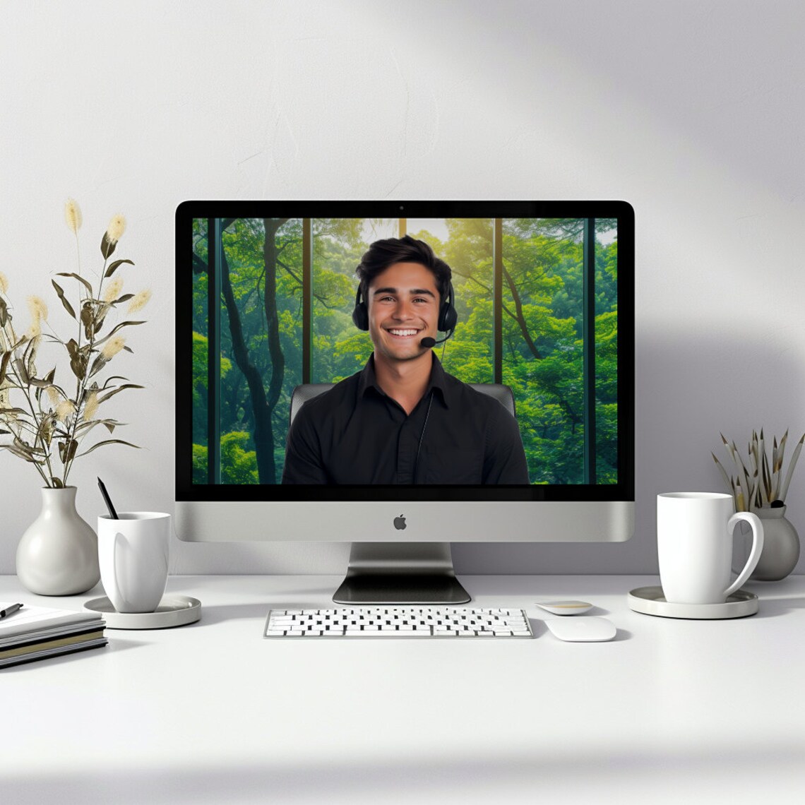 Nature Zoom Background Zoom Meeting Microsoft Team Virtual Therapist ...