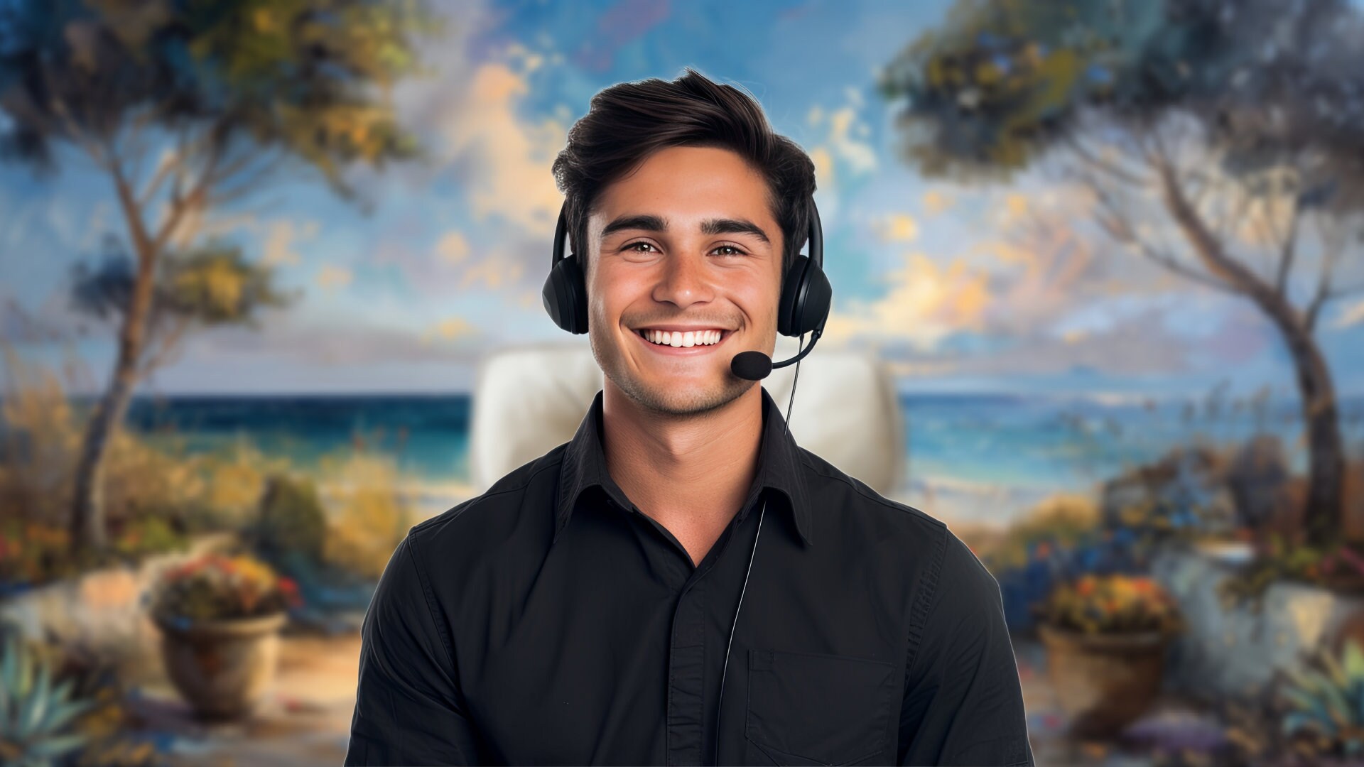 Beach Zoom Background Zoom Meeting Microsoft Teams Summer Background ...