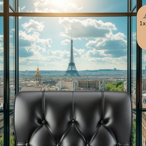 Paris City Zoom Background, Virtual Background, Zoom Meeting, Zoom ...