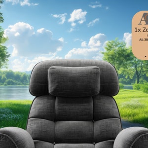Sunny Day Zoom Background With Chair Nature Background Google Meets ...