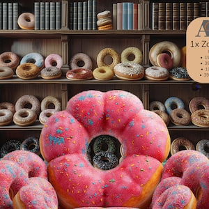 Donut Zoom Background Birthday Microsoft Teams Funny Zoom Background Doughnut Virtual Background ...