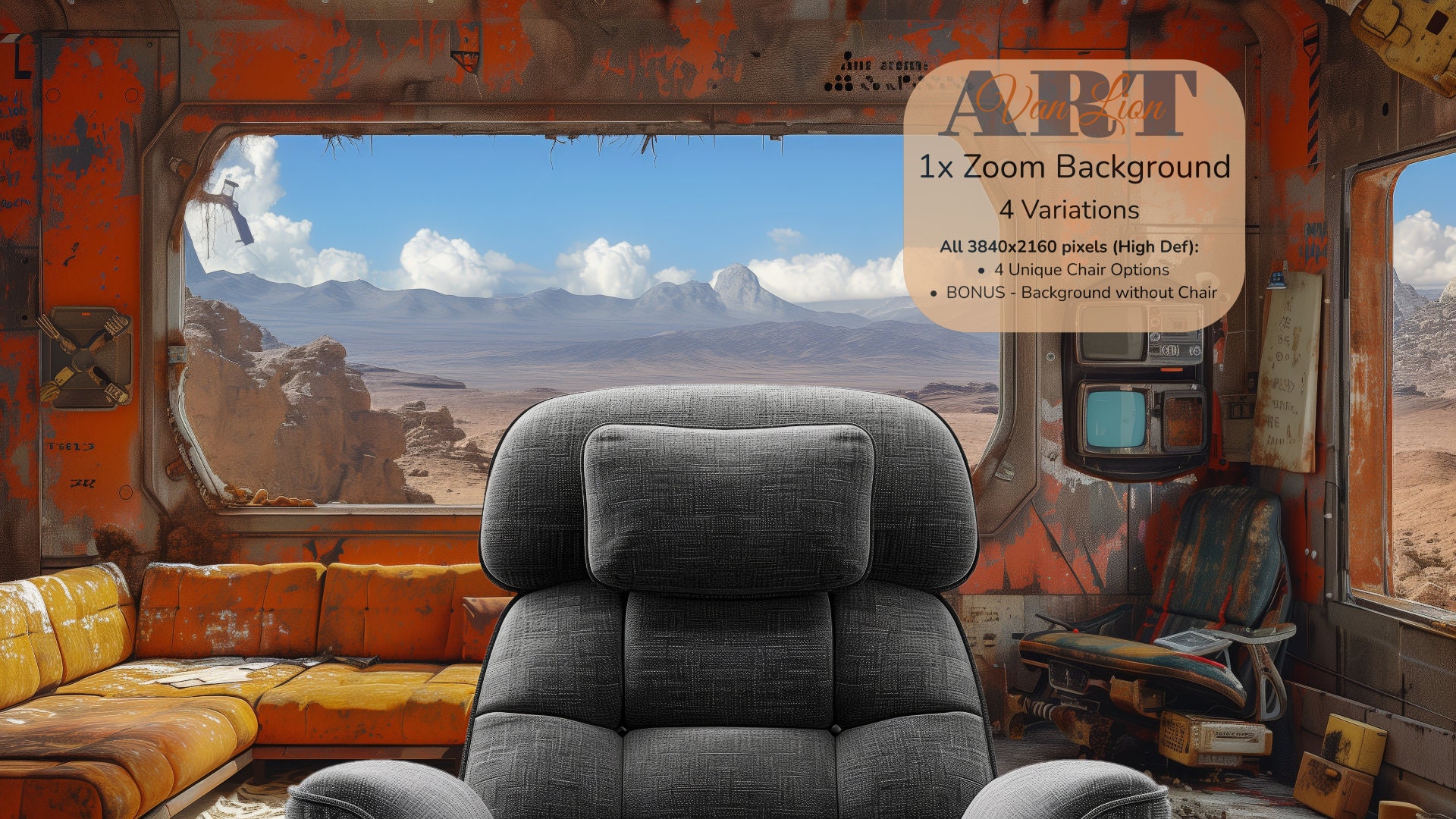 Desert Apocalyptic Zoom Background Zoom Meeting Microsoft Teams Funny ...