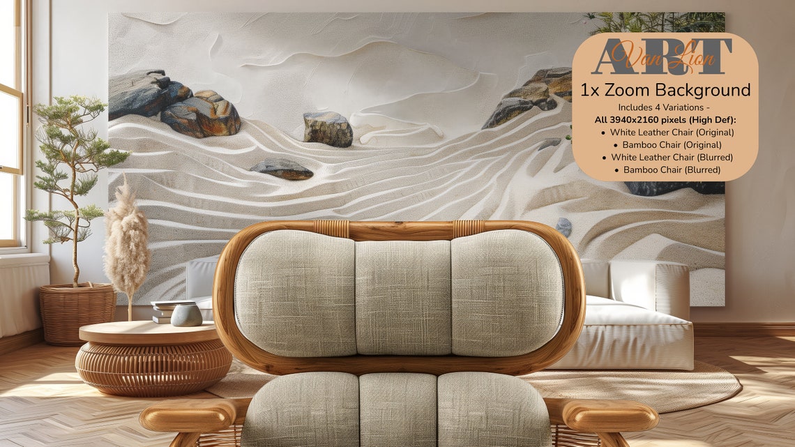 Peaceful Zoom Background Therapist Google Meets Remote Therapy ...