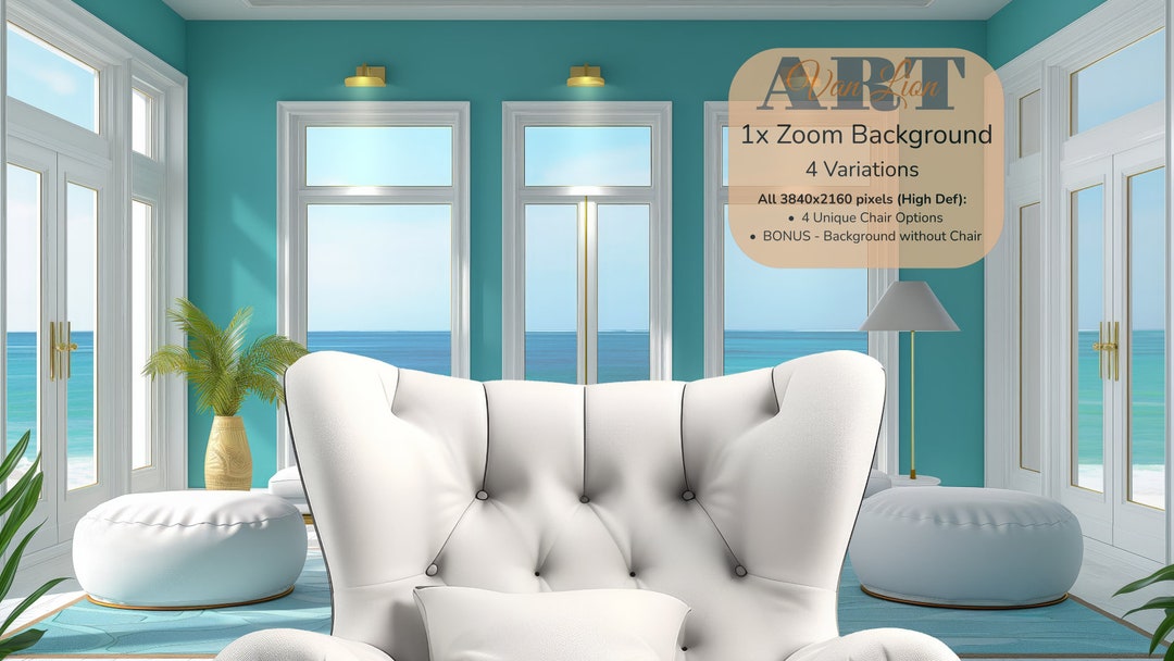 Tropical Ocean Background Zoom Meeting Microsoft Teams Virtual ...