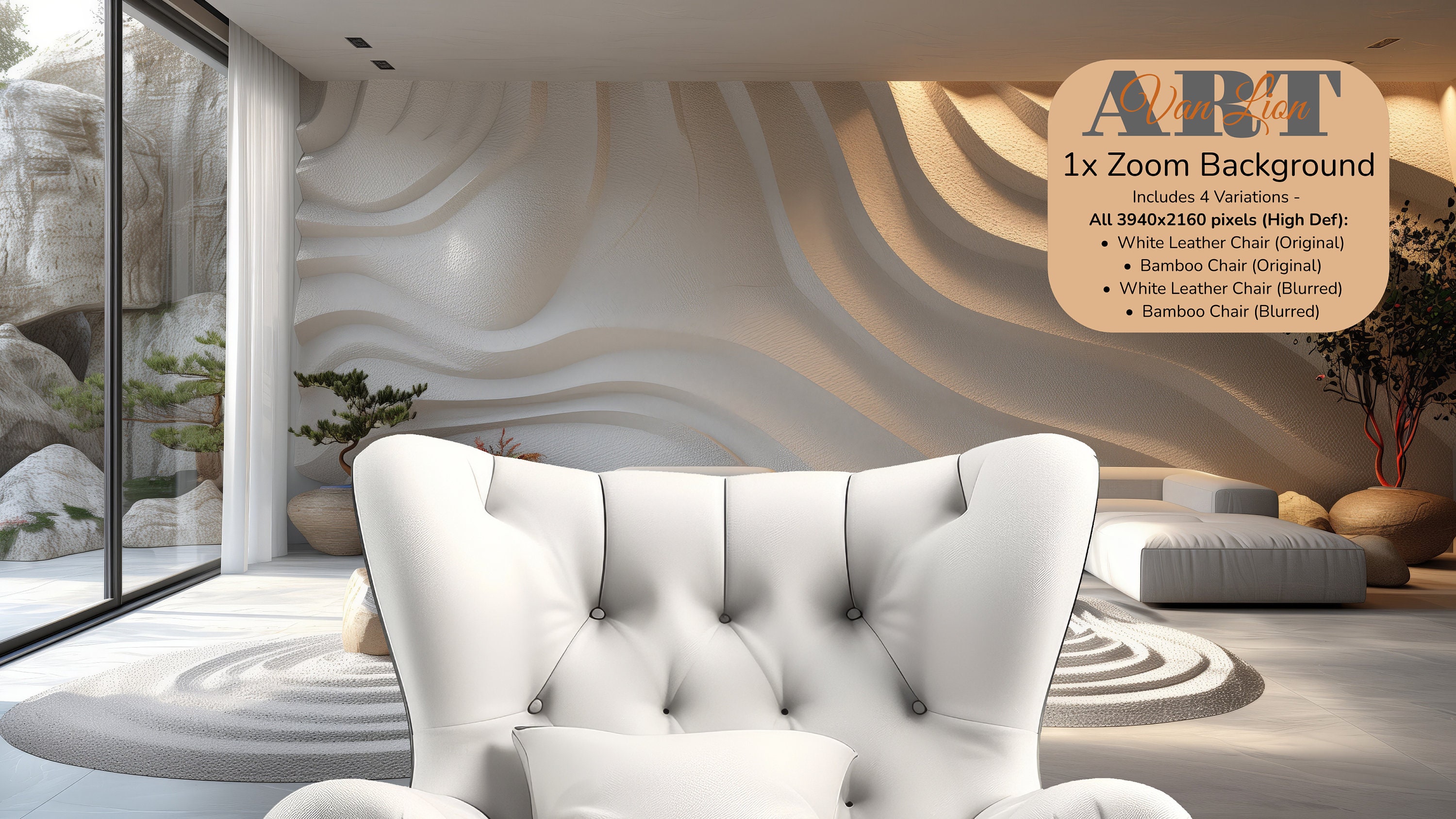 Peaceful Zoom Background Therapist Google Meets Remote Therapy ...