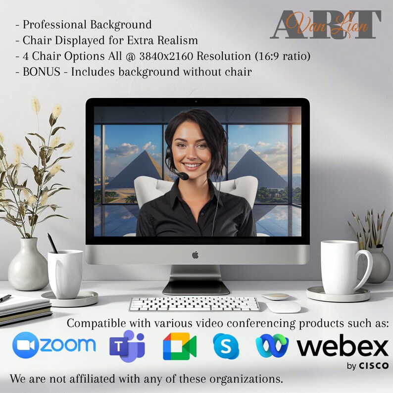 Egyptian Pyramid Zoom Background Pyramid Backdrop Egypt Zoom Background ...