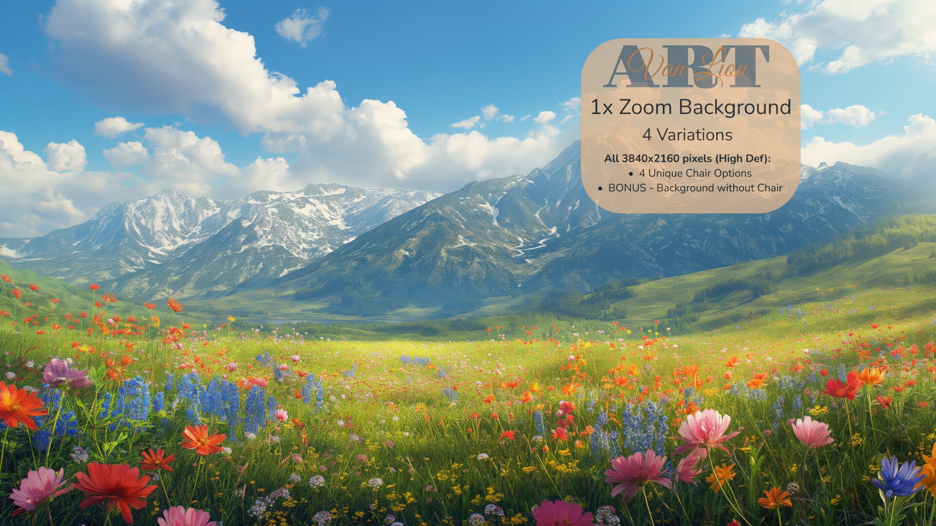 Mountain View Zoom Background With Chair Nature Background Mountain ...