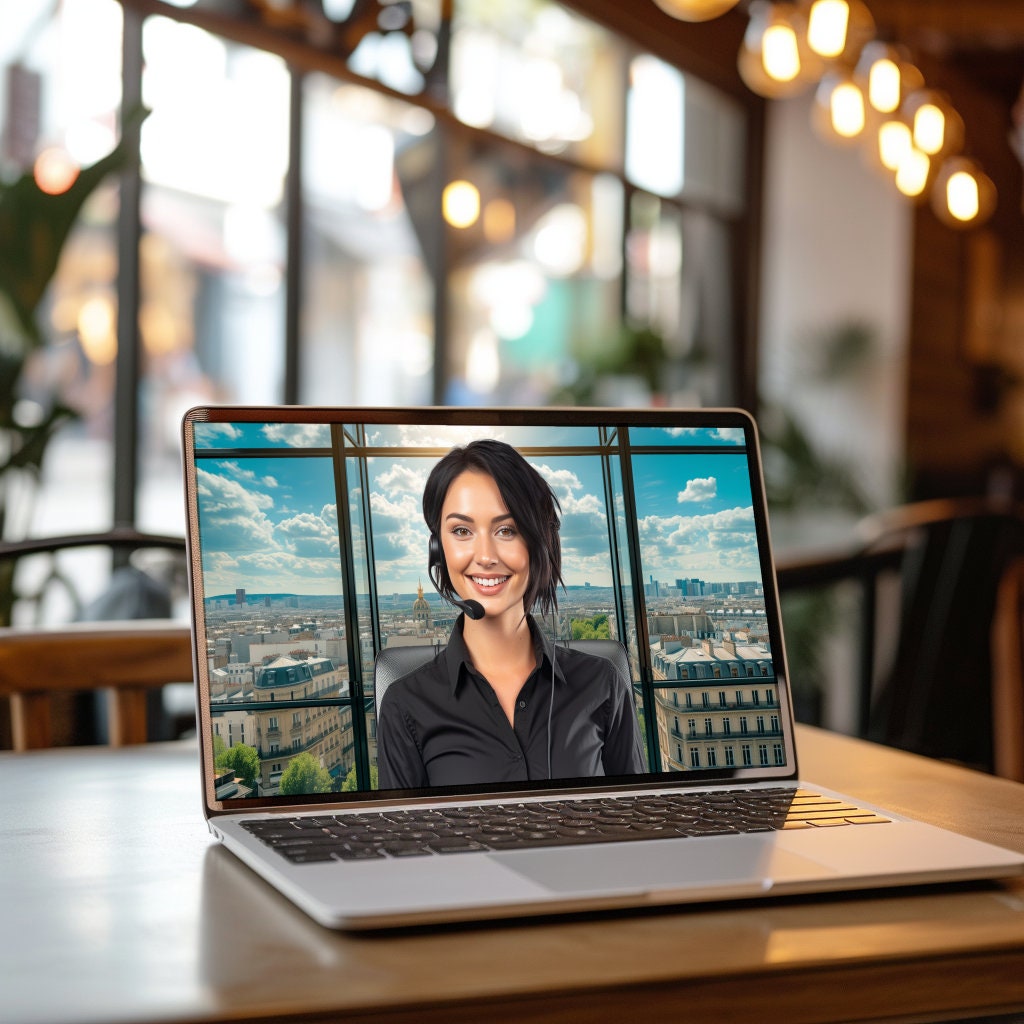 Eiffel Tower Zoom Background Cityscape Zoom Meeting Microsoft Teams ...