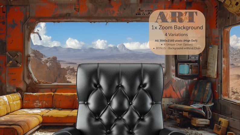 Desert Apocalyptic Zoom Background Zoom Meeting Microsoft Teams Funny ...