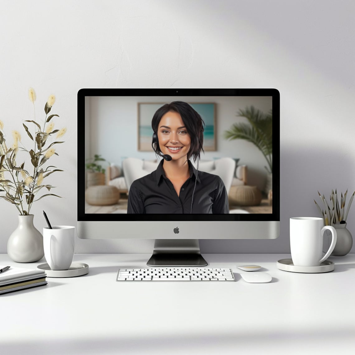 Calm Background Zoom Meeting Microsoft Teams Virtual Therapist Zoom ...