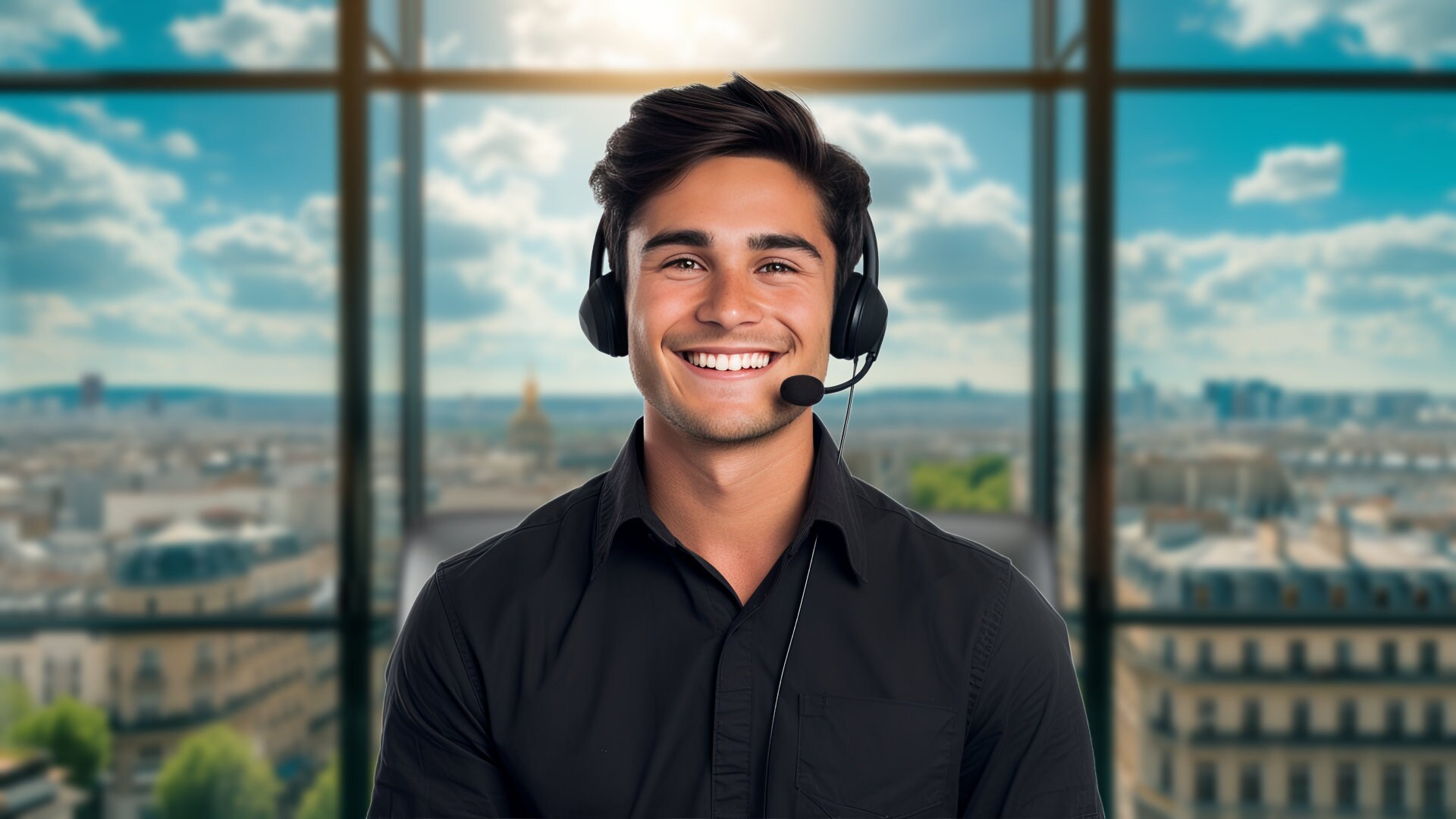 Paris City Zoom Background, Virtual Background, Zoom Meeting, Zoom ...