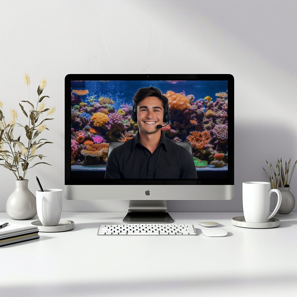 Aquarium Zoom Background Fish Tank Zoom Background Zoom Meeting ...