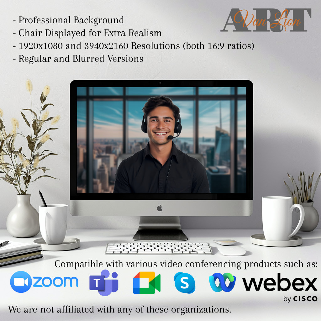 New York City Zoom Background Cityscape Zoom Meeting Microsoft Teams ...