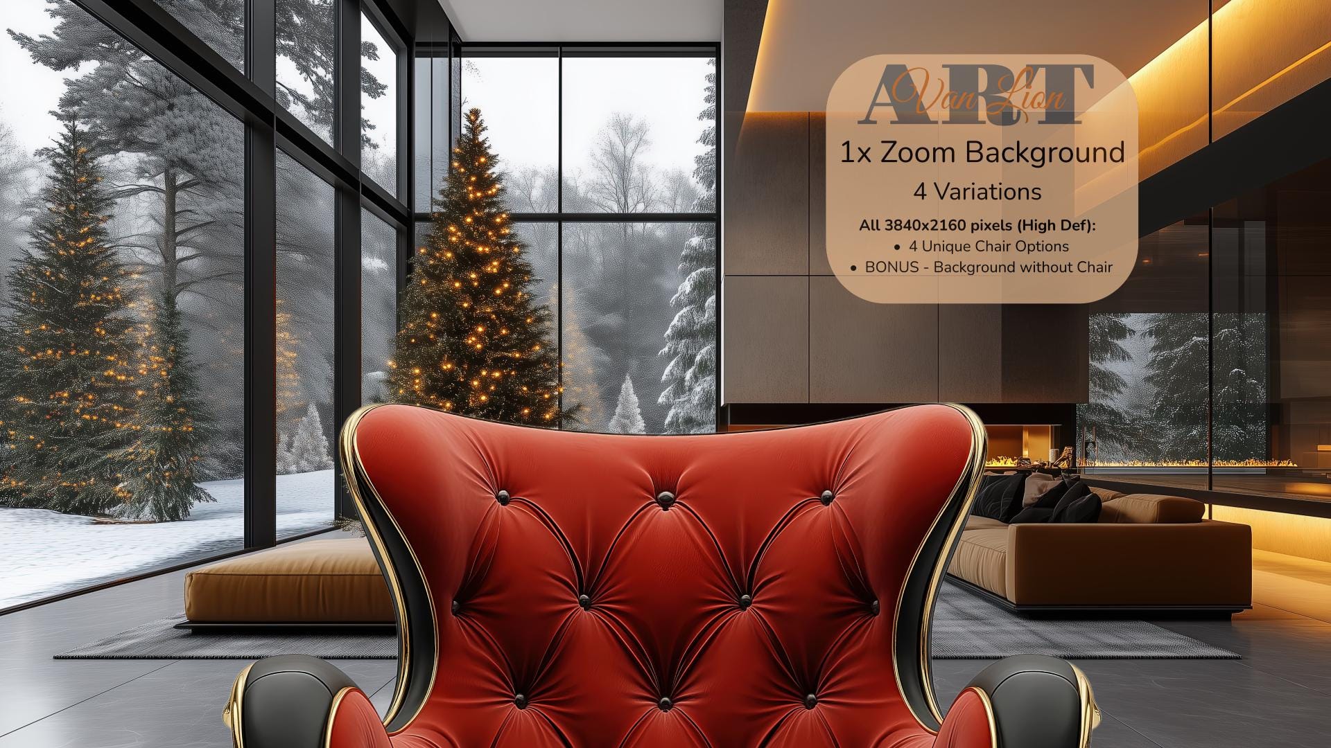 Holiday Zoom Backgrounds Winter Zoom Backgrounds Winter Scene ...