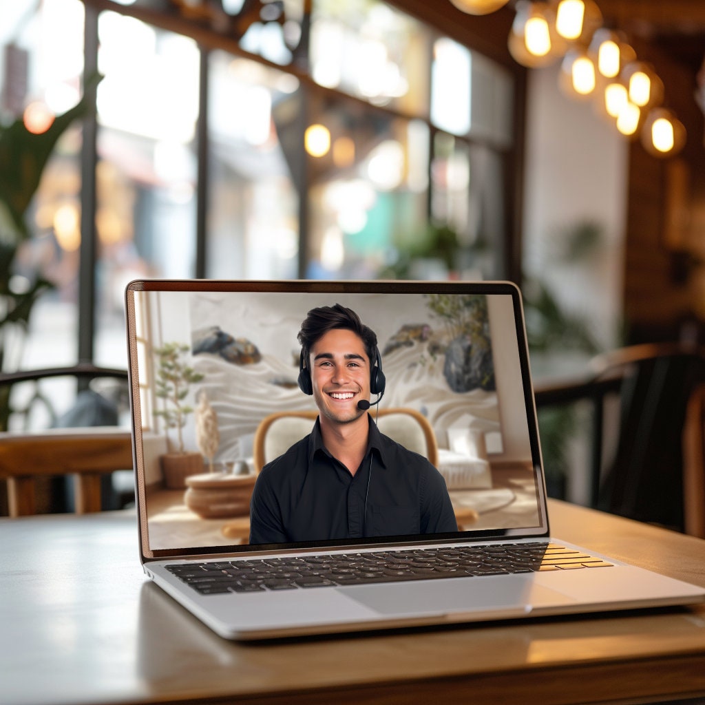 Peaceful Zoom Background Therapist Google Meets Remote Therapy ...