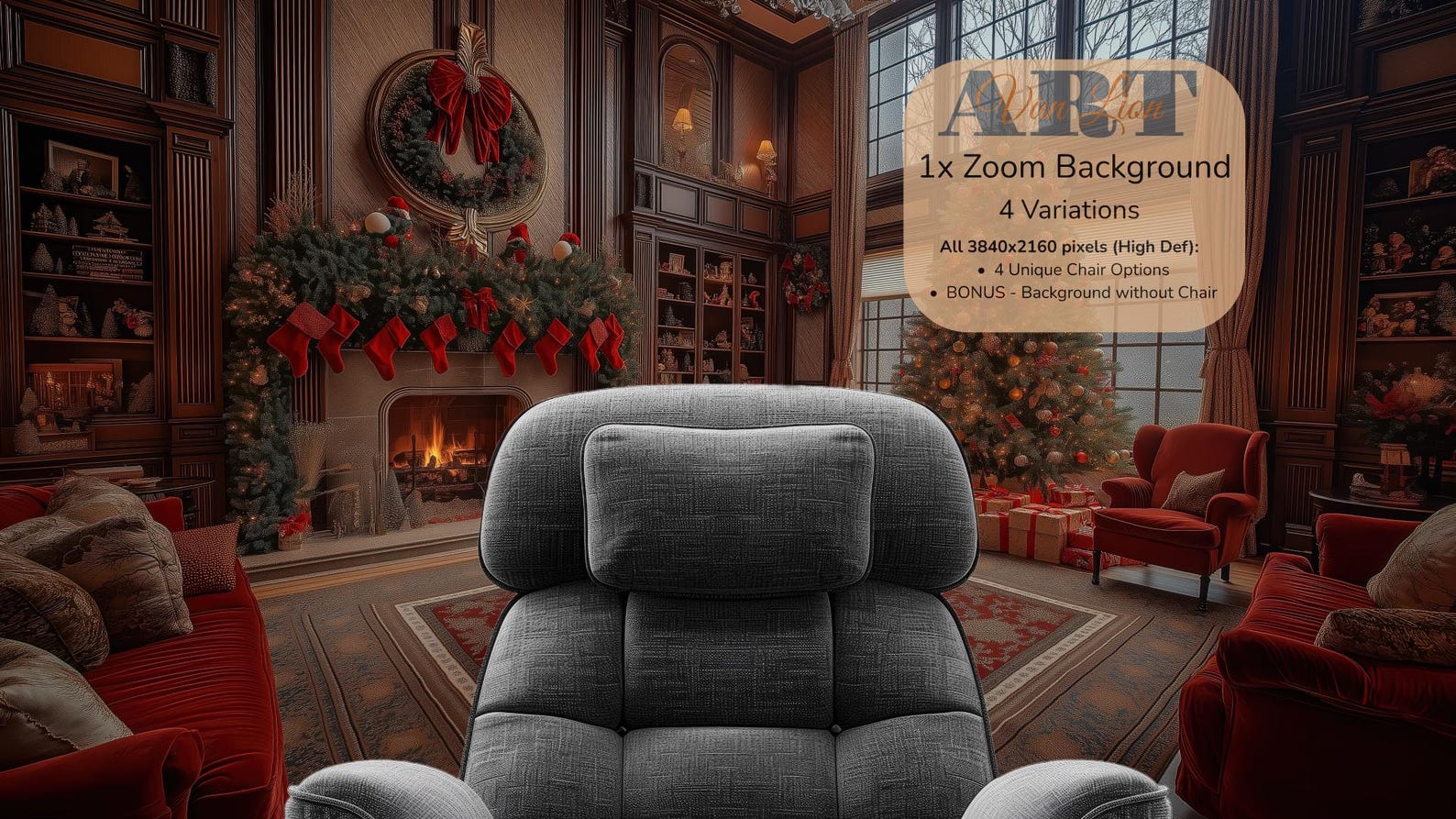 Holiday Zoom Backgrounds Winter Zoom Backgrounds Winter Scene ...