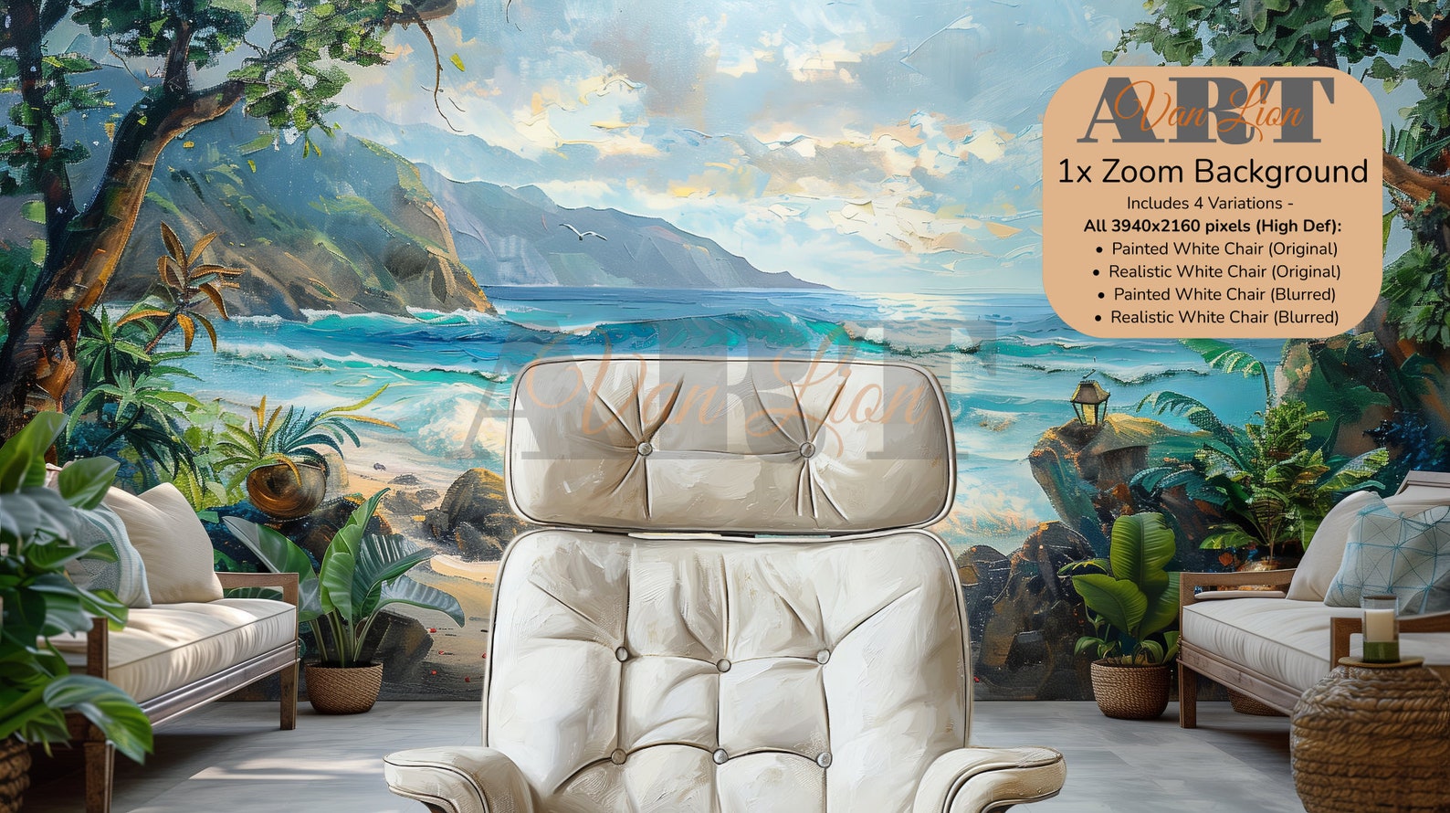 Beach Zoom Background Zoom Meeting Microsoft Teams Summer Background ...