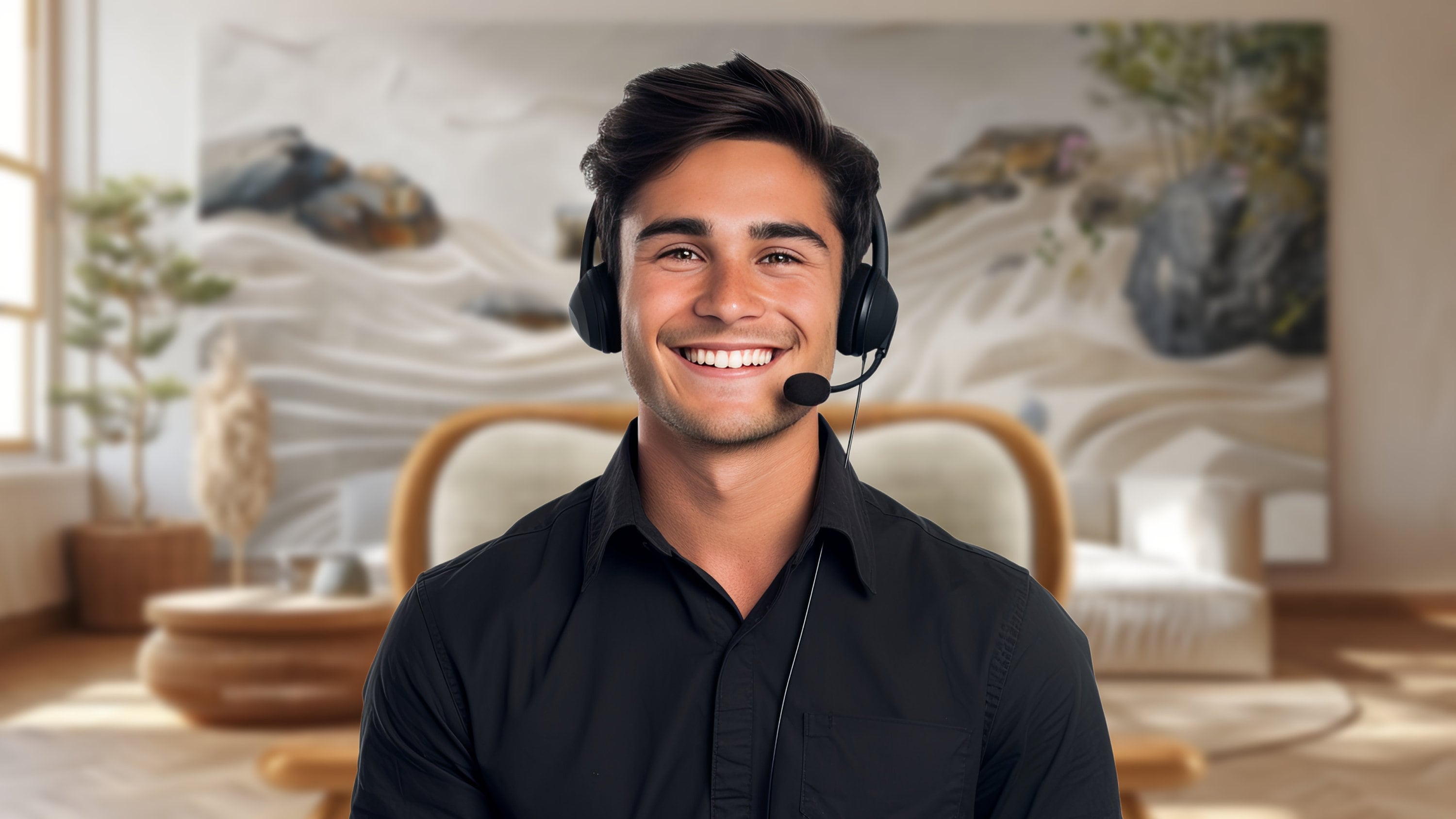 Peaceful Zoom Background Therapist Google Meets Remote Therapy ...