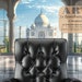 Taj Mahal Zoom Background India Souvenir Indian Style Zoom Background ...