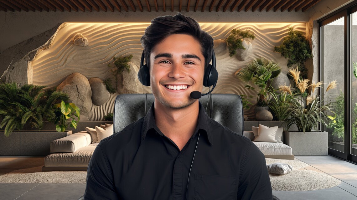 Zen Garden Zoom Background Therapist Google Meets Remote Therapy ...