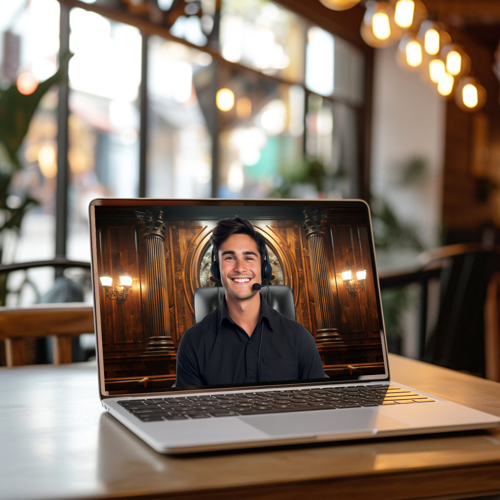 Courtroom Zoom Background With Chair Lawyer Background Legal Zoom ...