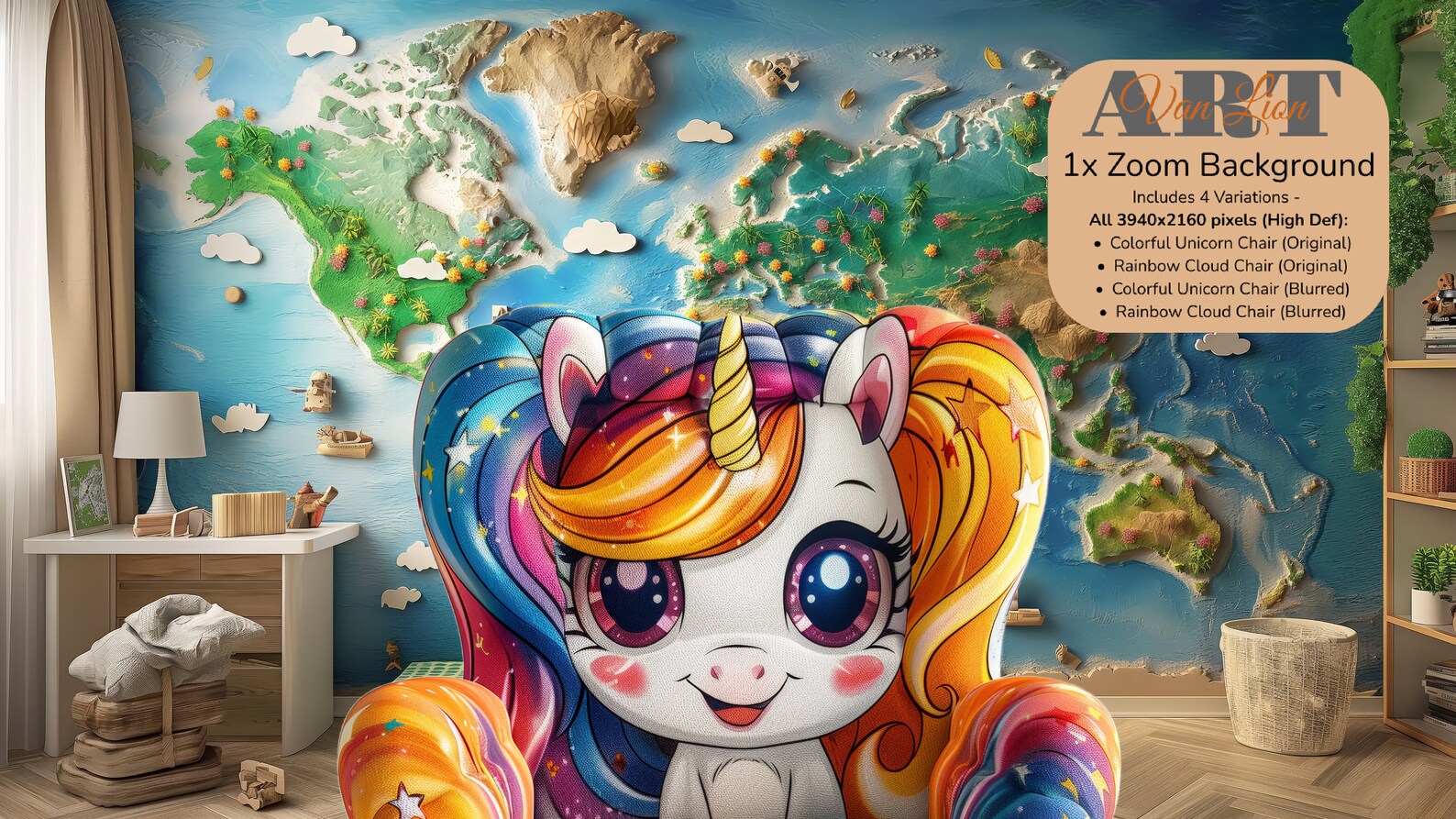 Preschool Zoom Background Virtual Class Educational Zoom Background ...