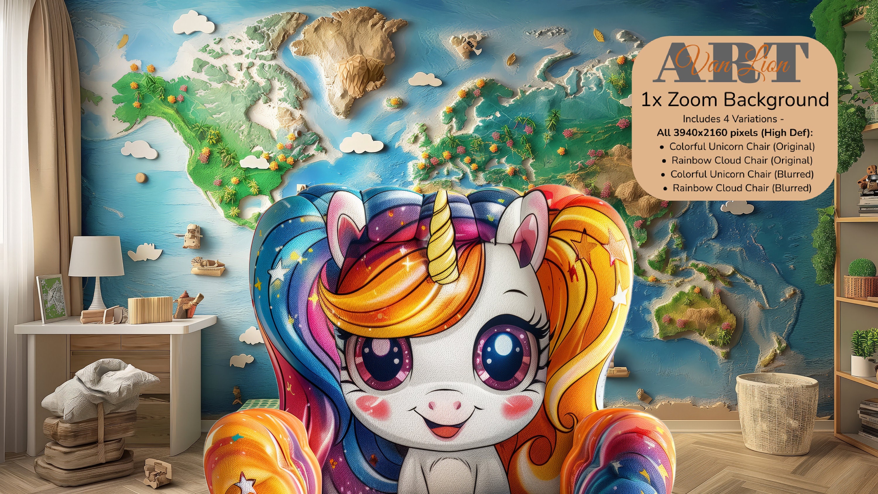 Preschool Zoom Background Virtual Class Educational Zoom Background ...