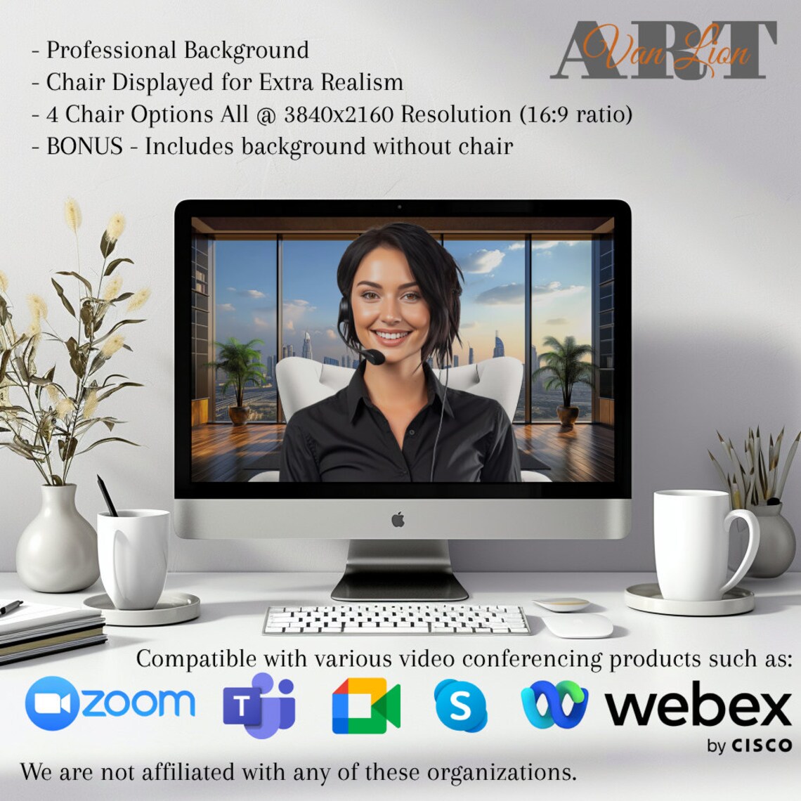 Burj Khalifa Zoom Background Dubai Souvenir Burj Khalifa Backrop Dubai ...