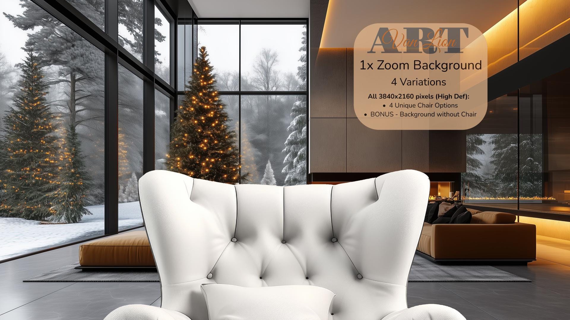 Holiday Zoom Backgrounds Winter Zoom Backgrounds Winter Scene ...