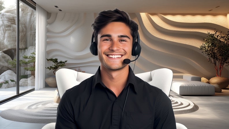 Peaceful Zoom Background Therapist Google Meets Remote Therapy ...