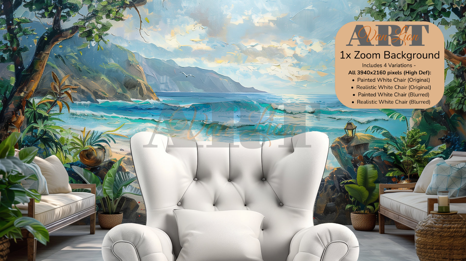 Beach Zoom Background Zoom Meeting Microsoft Teams Summer Background ...