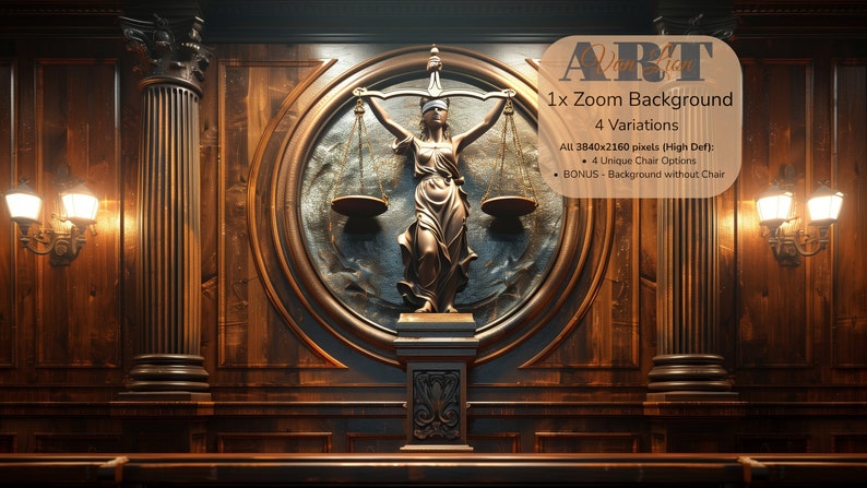 Courtroom Zoom Background With Chair Lawyer Background Legal Zoom ...